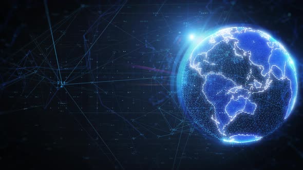 Digital Earth Data Monitoring Platform, Motion Graphics | VideoHive