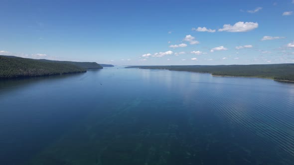 The Angara River is a Major River in Siberia Leaving Lake Baikal Near ...