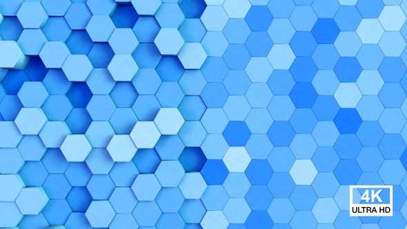White Hexagon Background by meshgrid | VideoHive