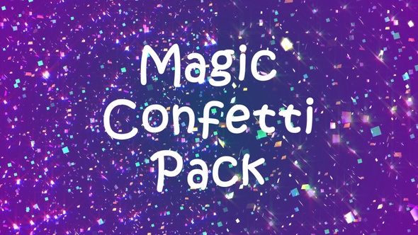 Magic Confetti Pack, Motion Graphics | VideoHive