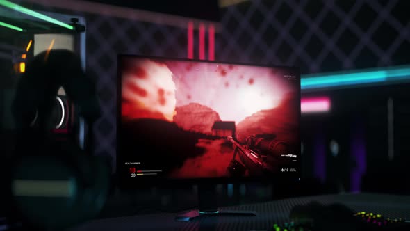 Soldier Character Gets Shot And Defeated By Enemies In Challenging War ...