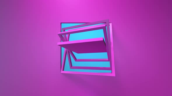 Rotation of square frames, Motion Graphics | VideoHive