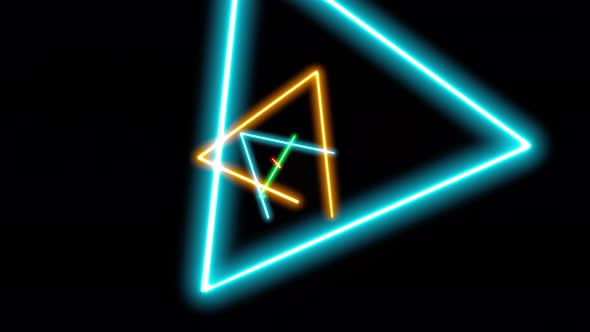 Looped Triangle Tunnel, Motion Graphics | VideoHive
