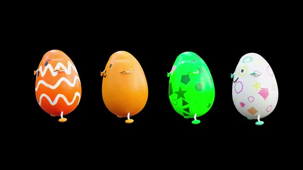 29 Easter Day Eggs Dancing HD by CG_Render | VideoHive
