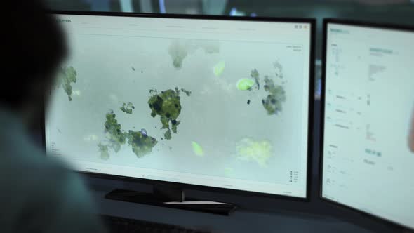 Examining the cell structure of the infusoria Bacteria under the ...