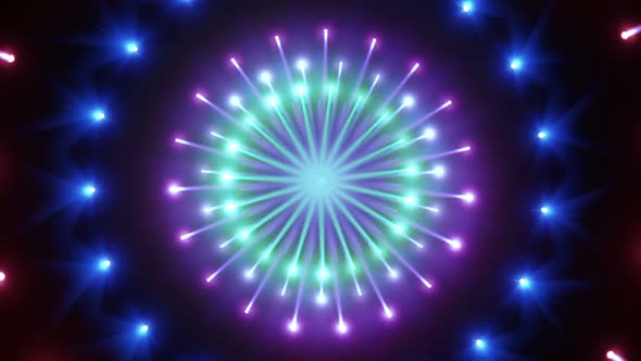 Colorful Spotlights Circle, Motion Graphics | VideoHive