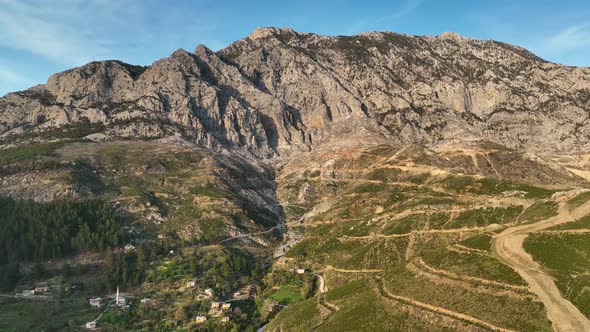 Mountain ranges in Turkey Aerial view 4 K, Stock Footage | VideoHive