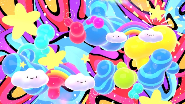 Fancy Rainbow World, Motion Graphics | VideoHive