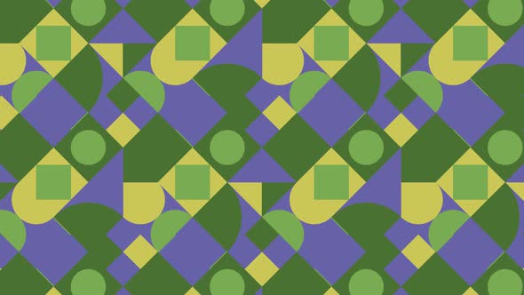 Geometric tiles in abstract animated pattern. Motion graphic background ...