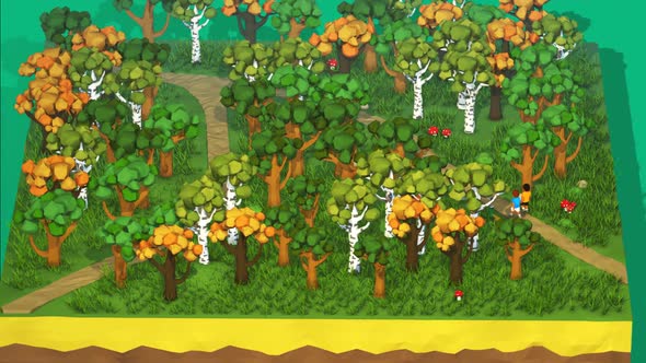 Urban aerial view of the park city block with trees, gardens and ...