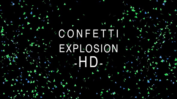 Confetti Explosion HD, Motion Graphics | VideoHive