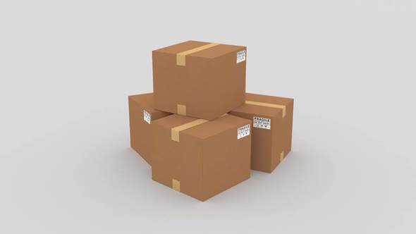 Stack Of Boxes, Motion Graphics | VideoHive