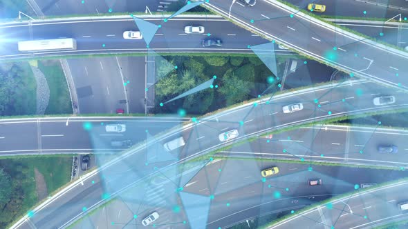 Smart traffic big Data concept, Stock Footage | VideoHive