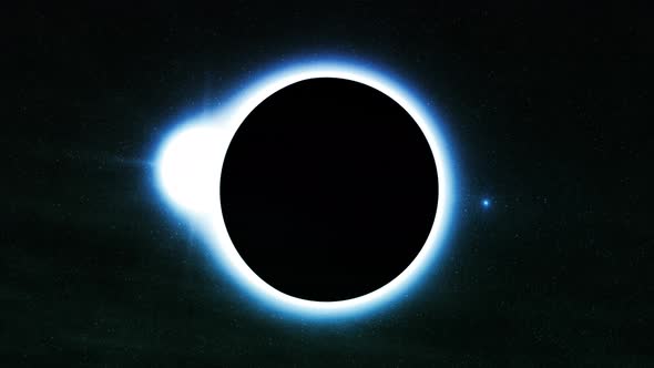 Total Blue Solar Eclipse Effect, Motion Graphics | VideoHive