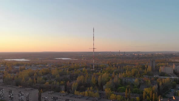 Old TV Tower Landscape, Stock Footage | VideoHive