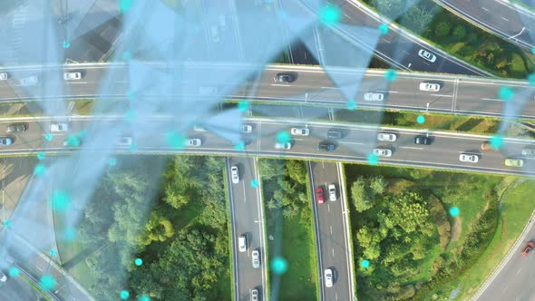 Smart traffic big Data concept, Stock Footage | VideoHive