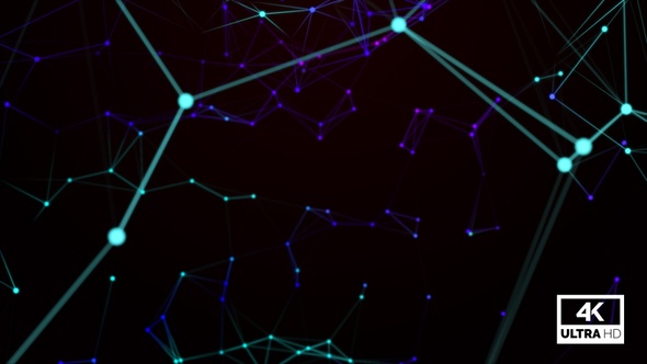 Colored Modern Plexus Background Looped V2, Motion Graphics | VideoHive