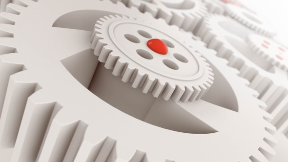 3D Cogwheel Animation, Motion Graphics | VideoHive