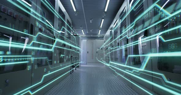 Interior of a Futuristic Power Control Center, Stock Footage | VideoHive