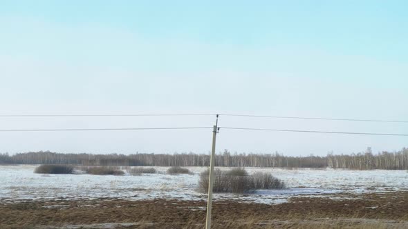 Siberian Spring Landscape, Stock Footage | VideoHive