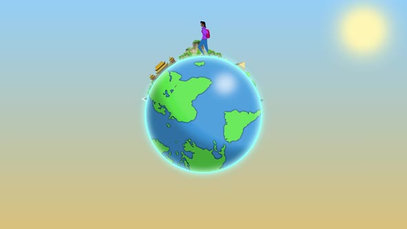 Travel animation, Motion Graphics | VideoHive