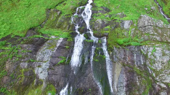 Top down view of thin stream of water, Stock Footage | VideoHive