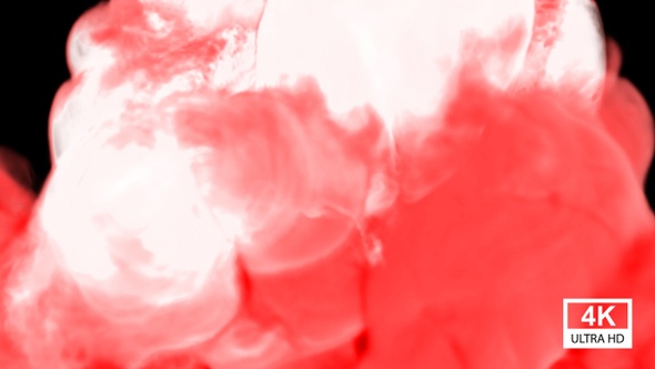 Red Smoke Burst 4K, Motion Graphics | VideoHive