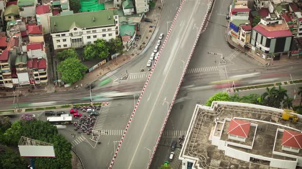 Chaotic Intersection In Hanoi Vietnam Time Lapse, Stock Footage | VideoHive