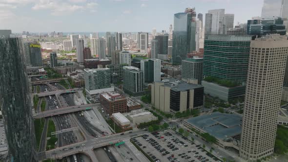 Modern Downtown Chicago Architecture, Stock Footage | VideoHive