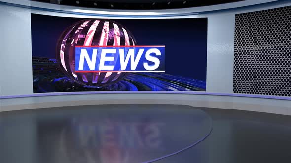 3D Virtual News Studio A005 G, Motion Graphics | VideoHive