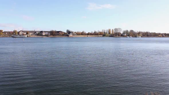 Bridge over river Rhine in Mainz, conecting the capital city of ...