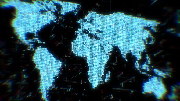 Digital Earh Map, Motion Graphics | VideoHive