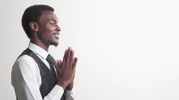 Please Gesture Begging Favor Hopeful Business Man, Stock Footage ...