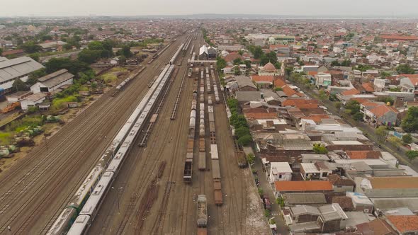 Railway Station in Surabaya Indonesia, Stock Footage | VideoHive