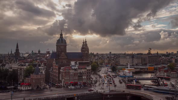 Amsterdam Day Time Lapse, Stock Footage | VideoHive