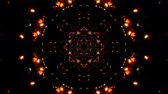 Symmetrical Circular Fire Spark Particles, Motion Graphics | VideoHive