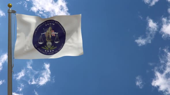 Lapd Flag Los Angeles Police Department Flag American Flag On Flagpole ...
