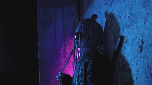 Falling Blue Matrix Code by studiodav | VideoHive