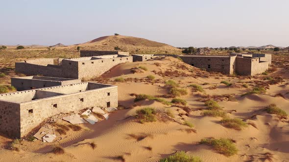 Village Under Sands 4K Al Kamil Wal Wafi Oman, Stock Footage | VideoHive