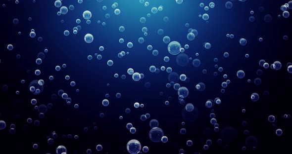 Air Bubbles Underwater Going Up, Motion Graphics | VideoHive