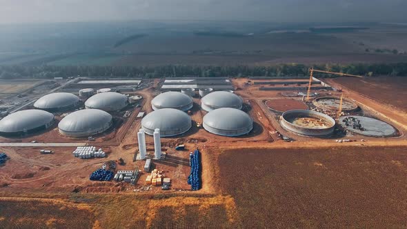 Crude Oil Storage Terminal Pipeline Operations, Stock Footage | VideoHive