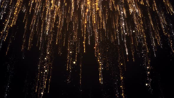 Gold Lights Falling, Motion Graphics | VideoHive