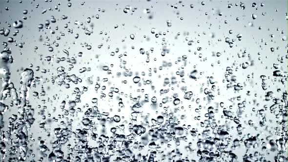 Water Droplets Rise Up and Fall Down, Stock Footage | VideoHive