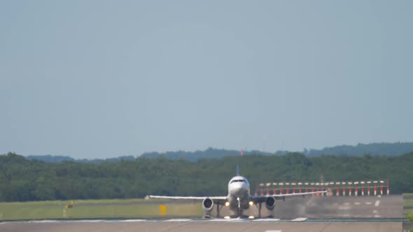 Airplane Accelerating and Takeoff, Stock Footage | VideoHive