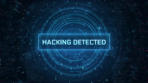 Hacking Detected 4K, Motion Graphics | VideoHive