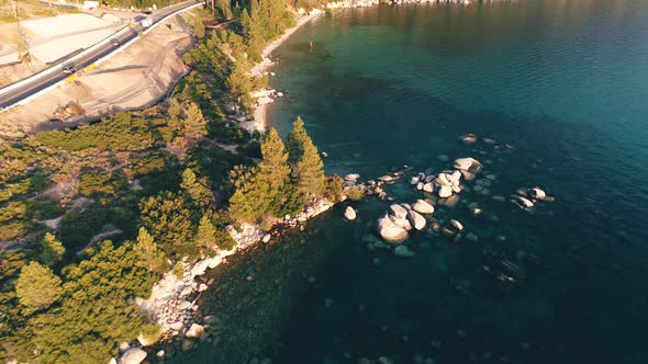 Lake Shore Aerial, Stock Footage | VideoHive