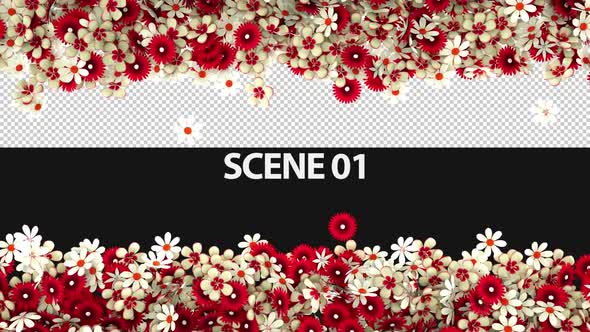 3d Flower Transition, Motion Graphics | VideoHive
