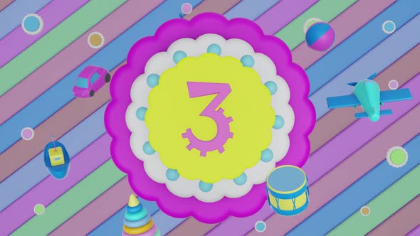 Cartoon counting from 1 to 10, Motion Graphics | VideoHive