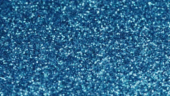 Blue Glitter Texture Bright Shimmer Closeup Shiny Sparkle Abstract ...