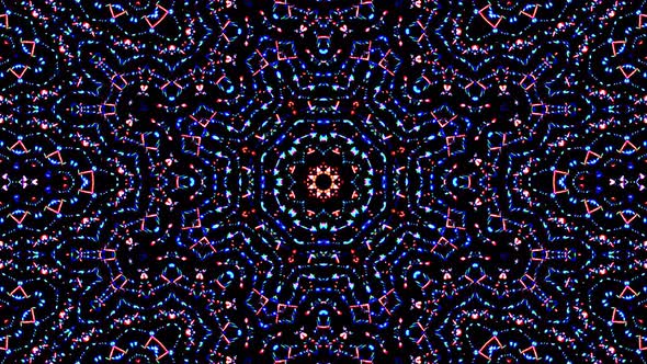 Beautiful abstract kaleidoscope that shines, a radiant light that ...